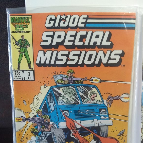 Marvel | Accents | Vintage 986 87 Marvel Gi Joe Special Missions Comics ...